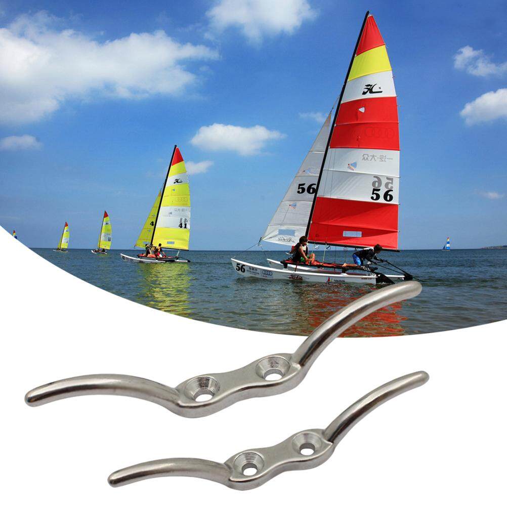 4 Pcs Mooring Cleat Stainless Steel Cleats for Boats Hook Flagpole ...