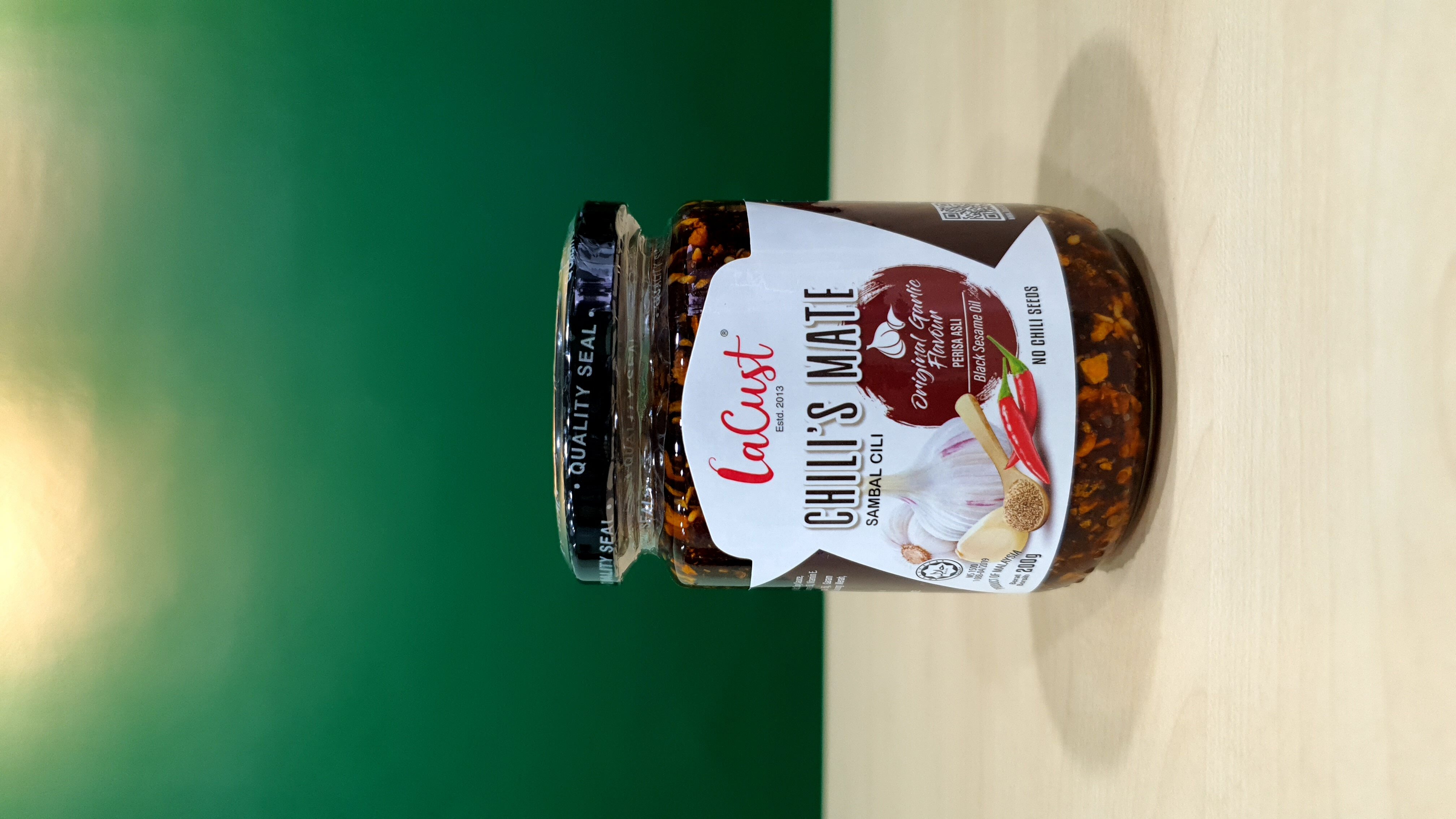 La Cust Chili's Mate Sambal Crispy (HALAL) Original Garlic/ Spicy ...
