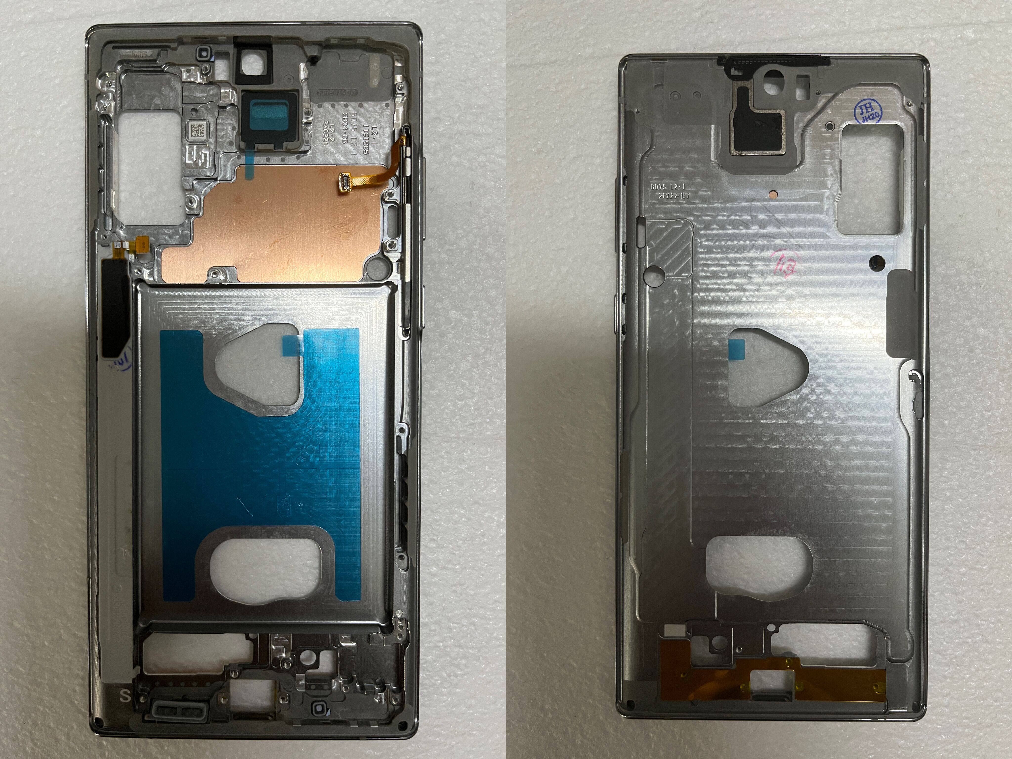 หน้าจอดั้งเดิมของ Samsung Note 10 Plus จุดสีดำหน้าจอ LCD แบบสัมผัสเหมาะ ...