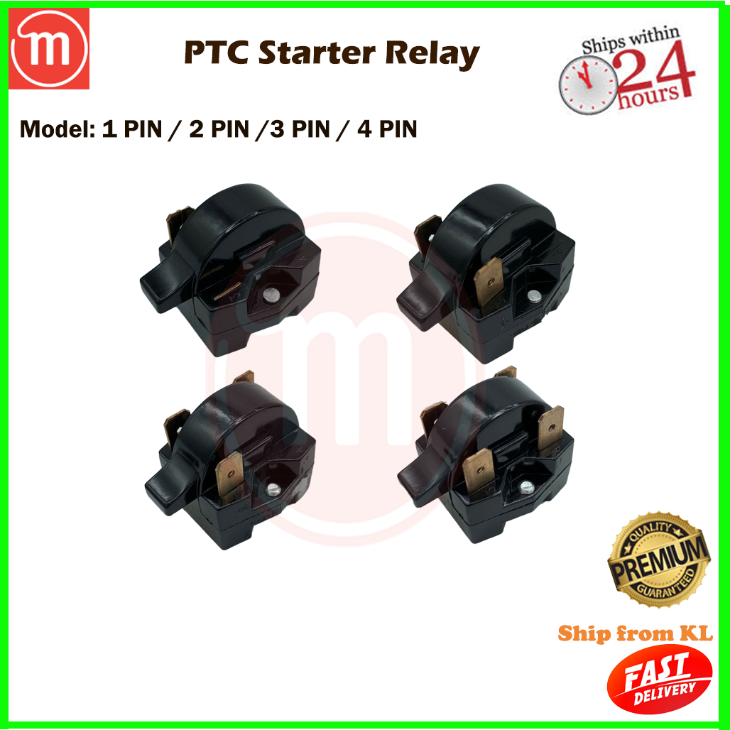 Refrigerator Compressor Freezer Compressor Fridge PTC Starter Relay Pin ...