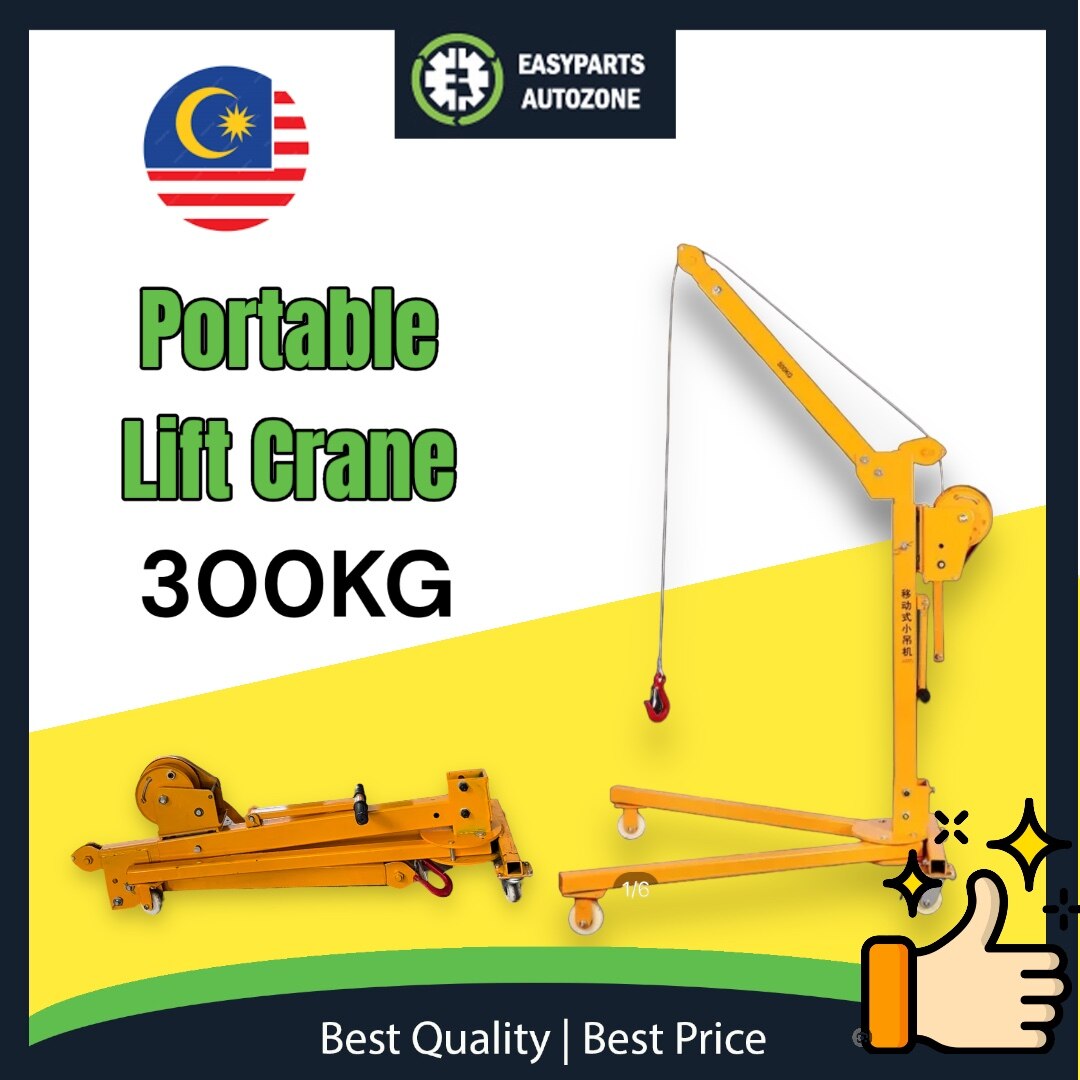 300kg Mobile Foxy Crane Lifting Crane Hoist Portable Foldable Hand ...