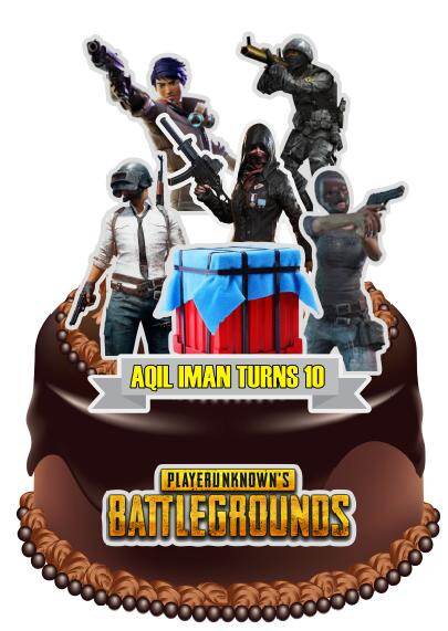 PUBG Cake Topper | Lazada