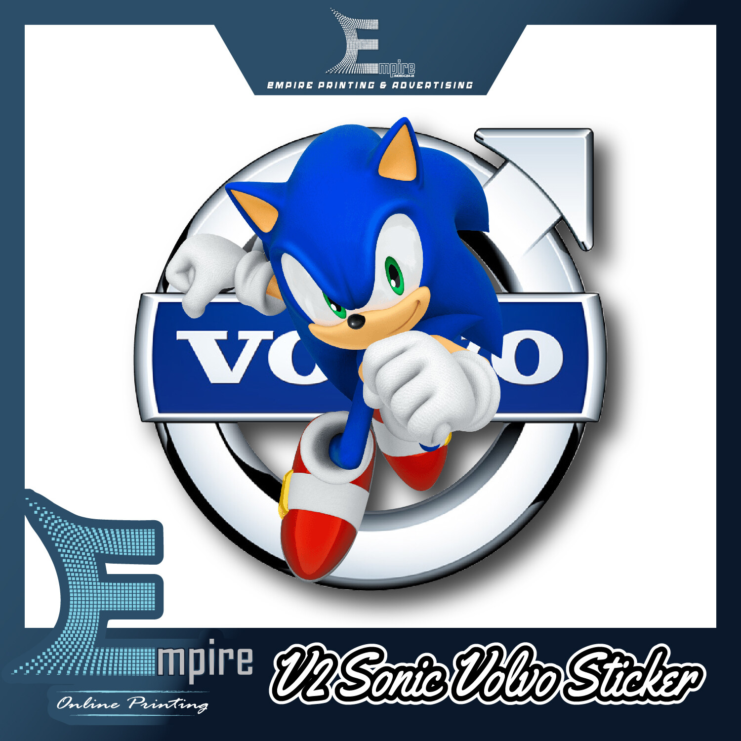 ⚡ NEW ⚡V2 Volvo Sonic Lorry Sticker + FREE GIFT 🎁 | Lazada