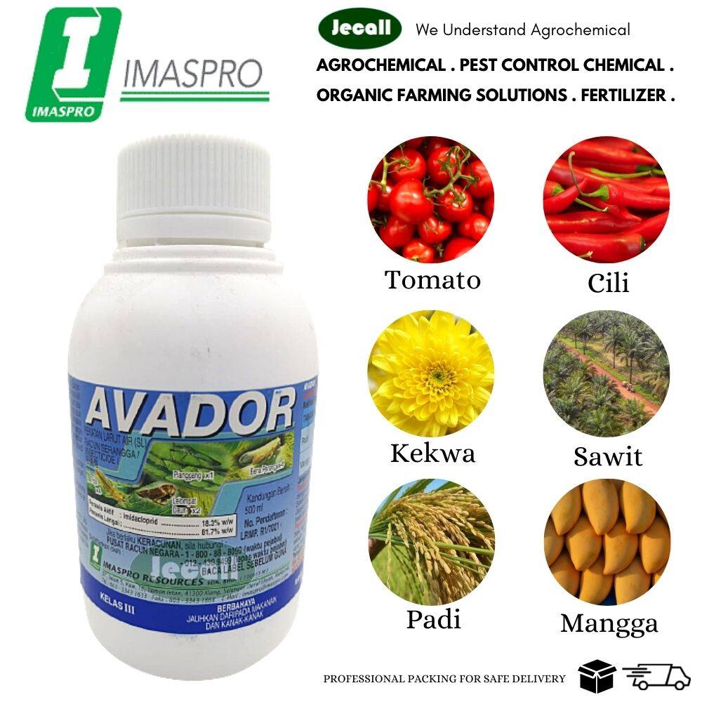 Imaspro Avador 500ml / Imidacloprid 18.3% / Bena perang / Kutu Trip ...