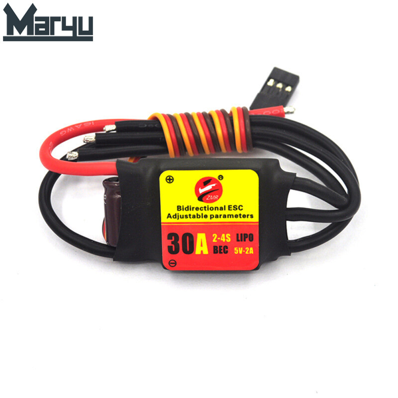 Zmr 12a/20a/30a/40a/60a/80a/100a แบบสองทิศทางปรับได้ไร้แปรง Esc สำหรับรีโมทคอนโทรลรถนิวเมติก ...