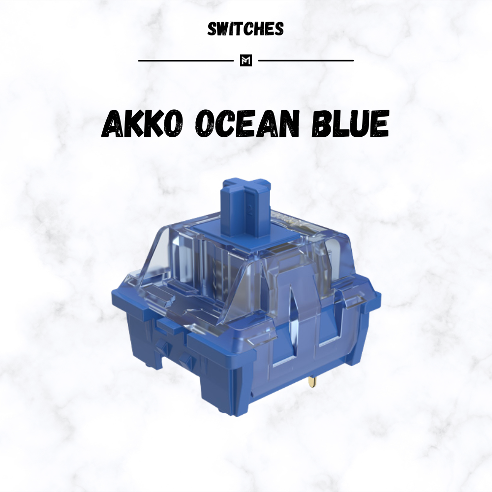 AKKO Ocean Blue | Tactile Switch | PCMOD x KEYMOD | Lazada