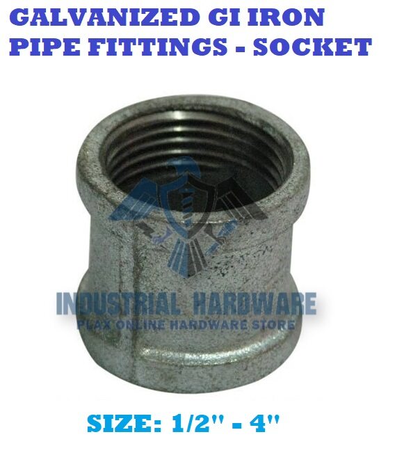 [READY STOCKS] 1/2" - 4" GI SOCKET/ GALVANISED IRON SOCKET PIPE/ GI ...