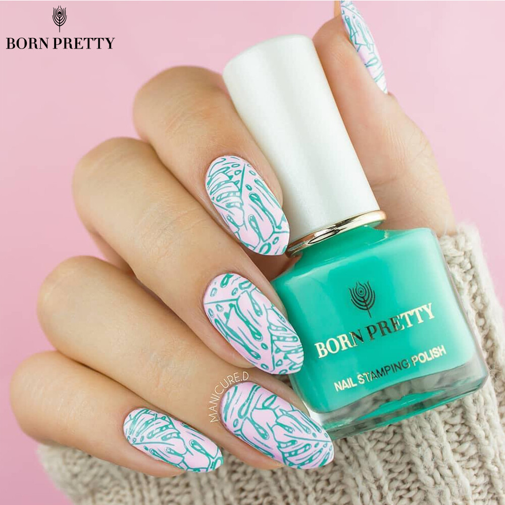 BORN PRETTY 7มิลลิลิตรปั๊มเล็บโปแลนด์ฤดูใบไม้ผลิสีชุดที่มีสีสันเล็บ ...