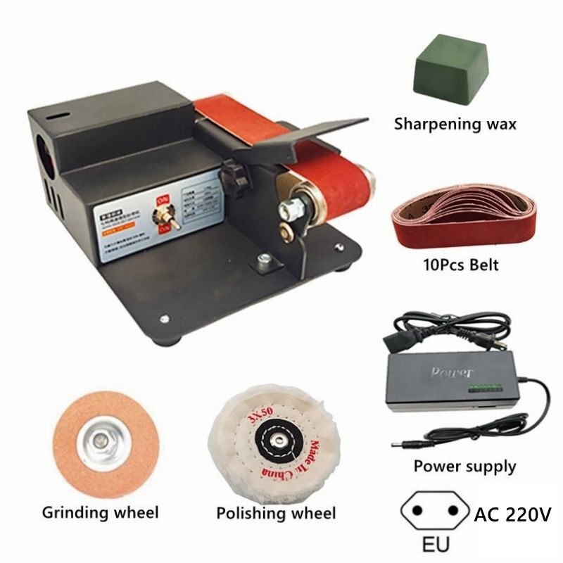 Electric DIY Desktop Polishers Mini Belt Machine Mini Fixed Angle ...