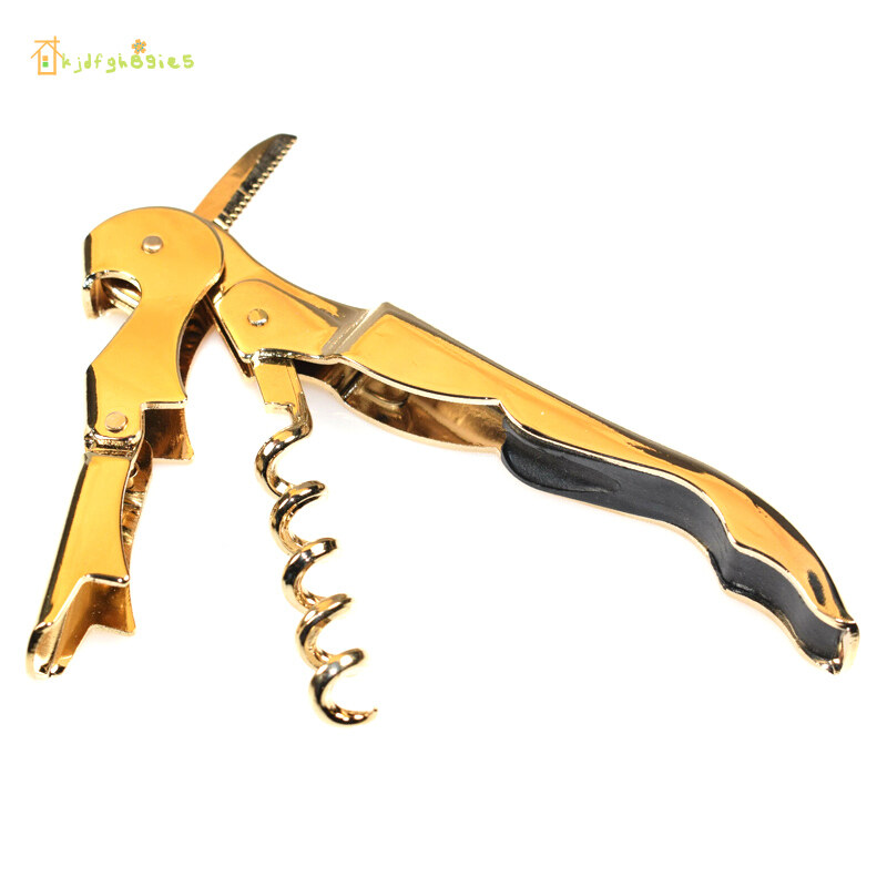 Kjdf ชุบทองเกลียวบานพับคู่บริกรไวน์ที่สำคัญที่เปิดพรรคที่เปิดขวด ...