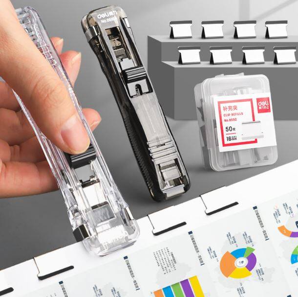 Paper Clipper Refills 40 Sheets Capacity File Document Bind Tools ...