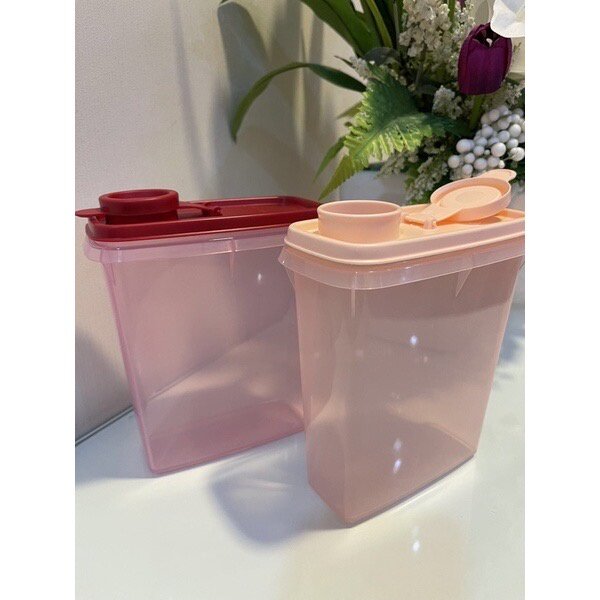 Original Tupperware Mini Snack EZ Storer 825ml/ Cereal Keeper/ Cereal ...