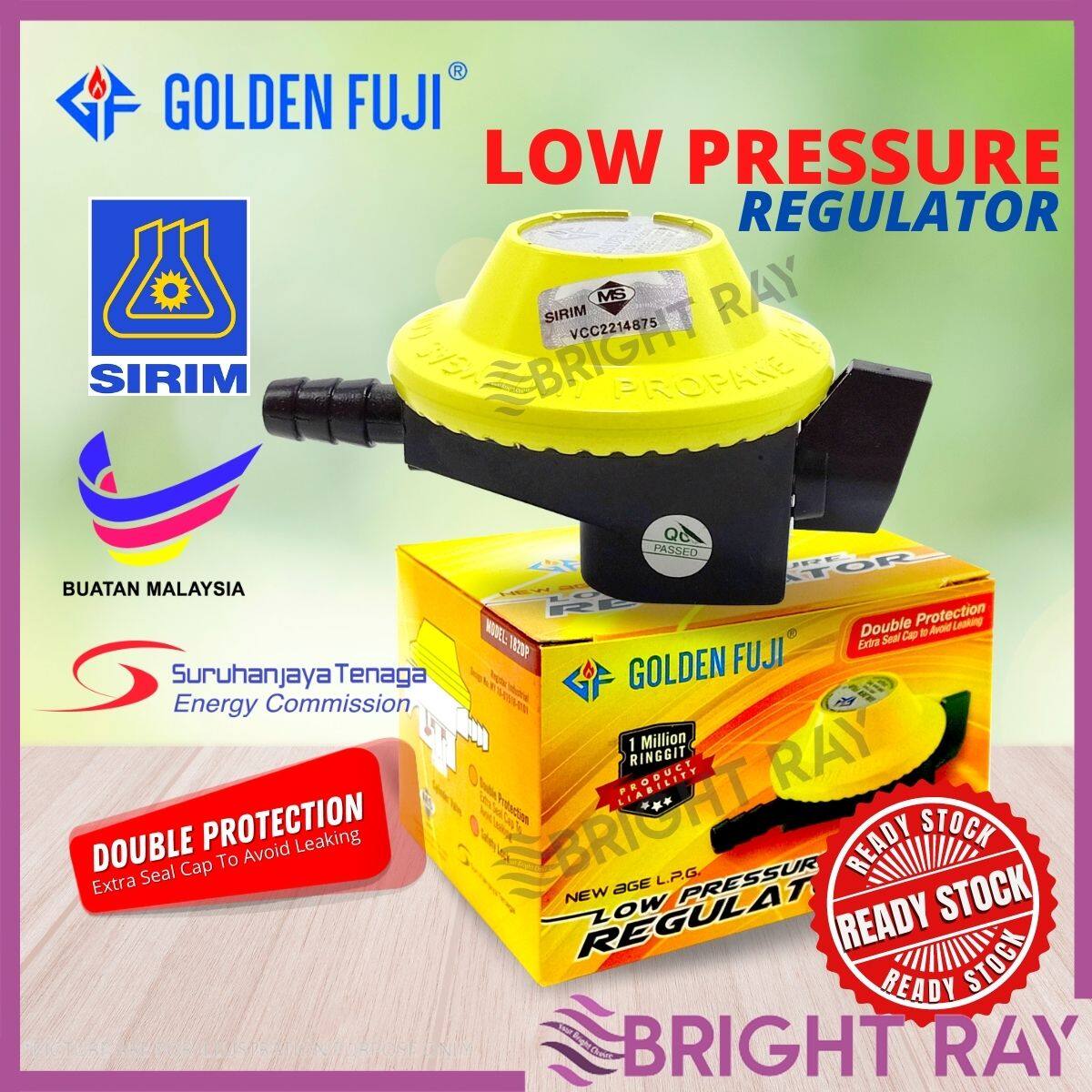 Golden Fuji 182DP LPG Low Pressure Gas Regulator Gas Cylinder Head ...