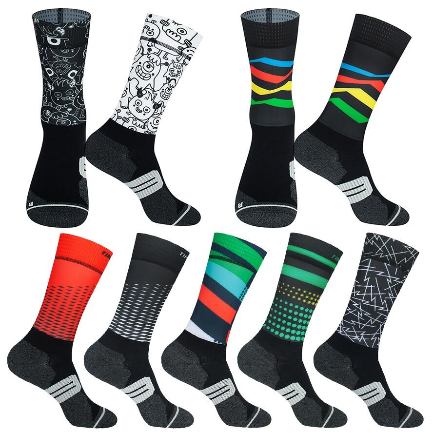Sports Socks Anti Slip Professional Bike Socks Bicycle Compression ...