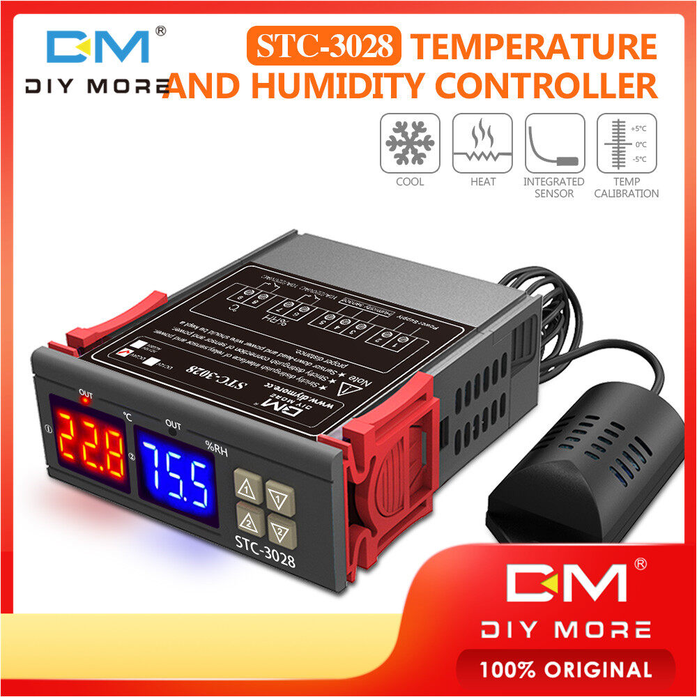 【100% Original】diymore STC-3028 Digital thermostat hygrostat ...