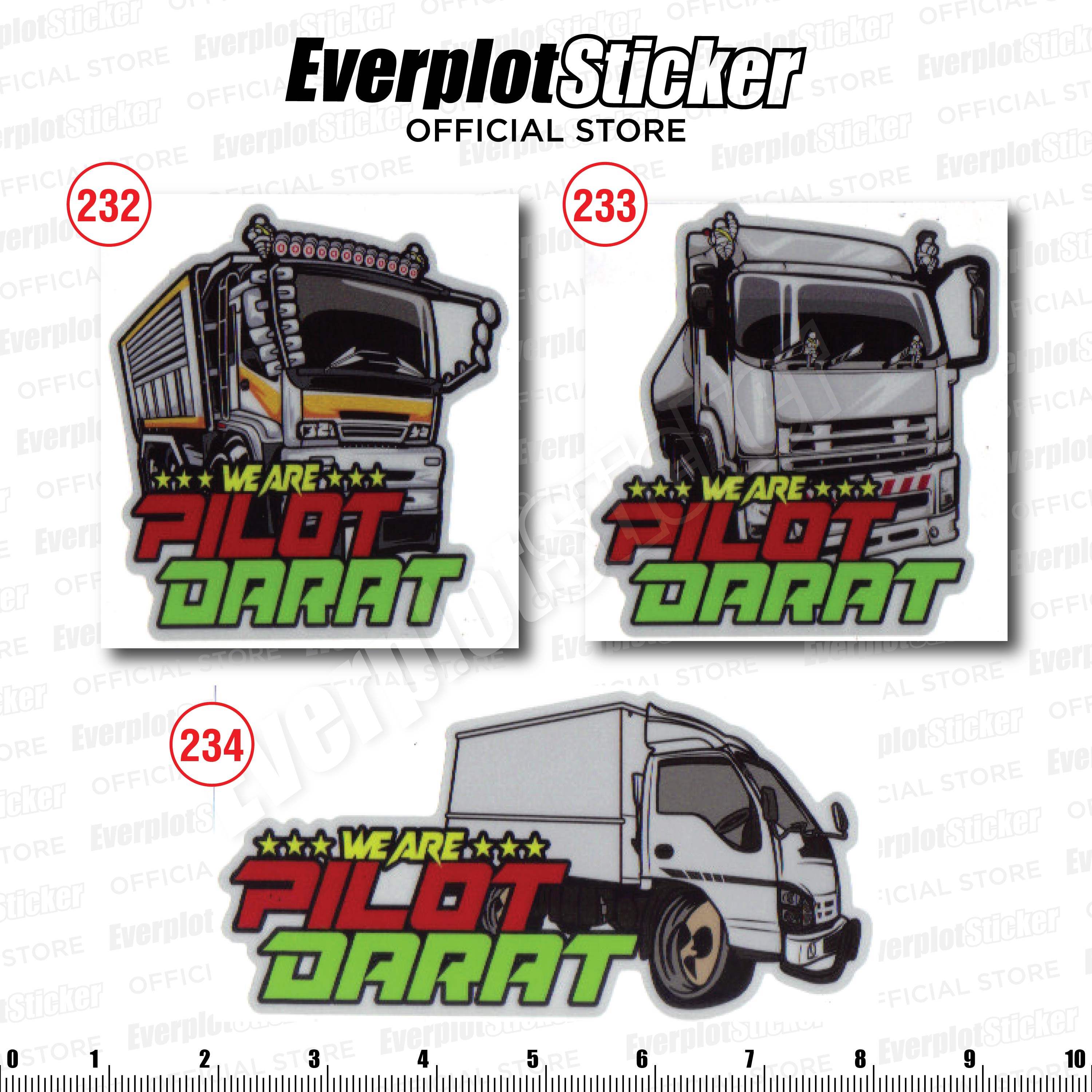 Sticker Pantulan Cahaya we are Pilot Darat , towing sticker , driver ...
