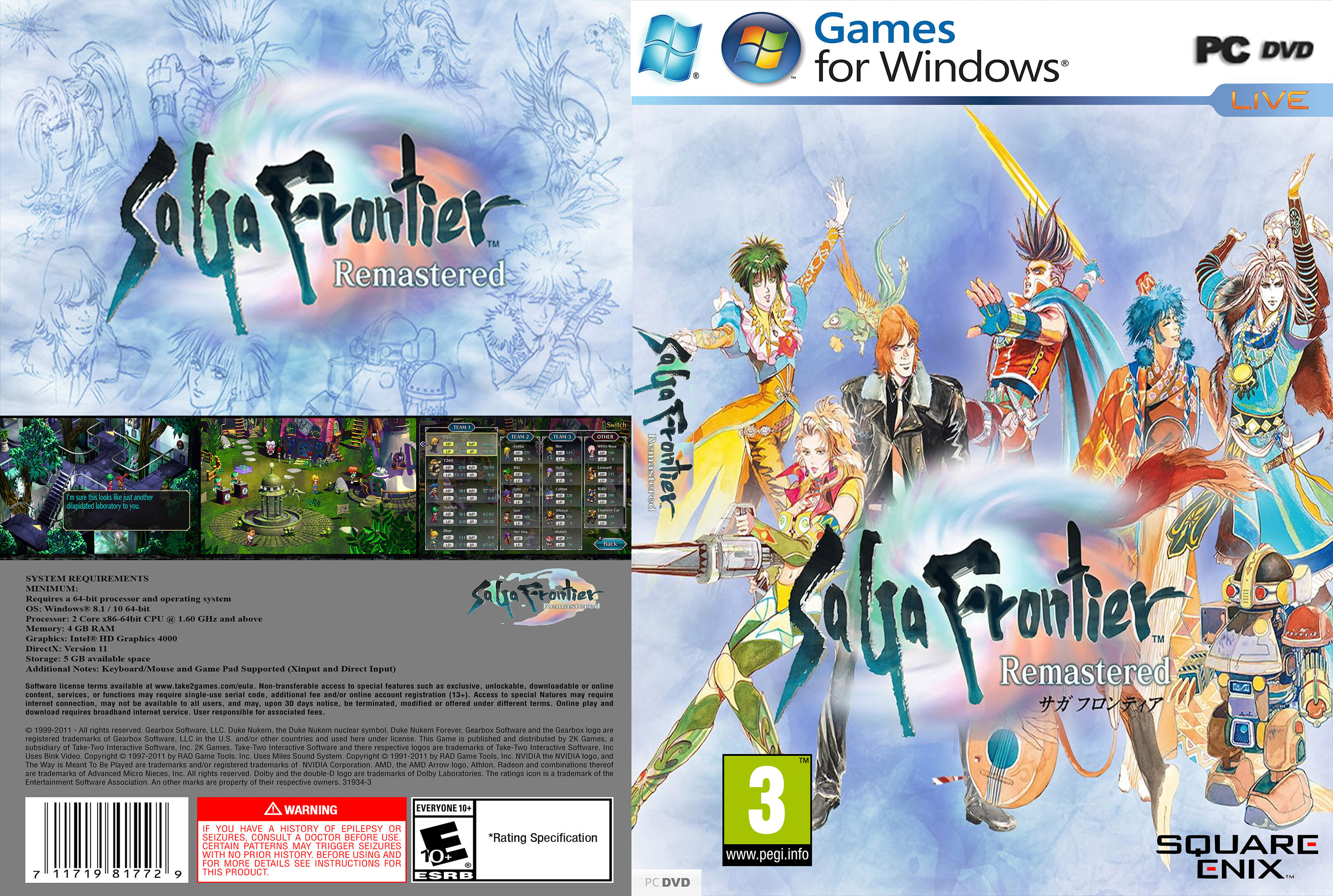 SaGa Frontier Remastered PC GAME [Offline INSTALLATION] | Lazada