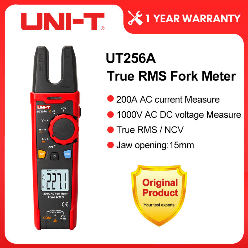 Uni T Digital Clamp Meter Ut256a True Rms Ac Current Pliers Ammeter