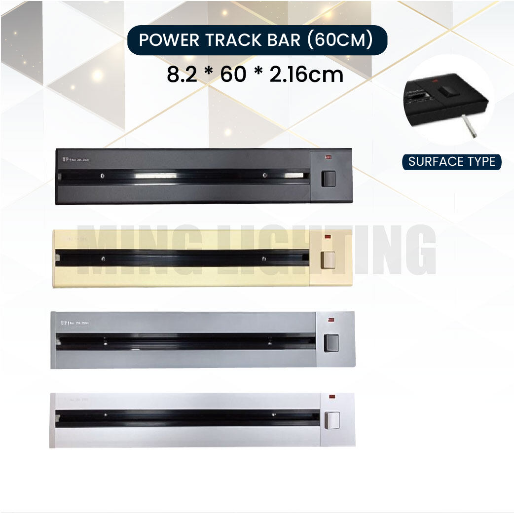 [SIRIM] MEGAMAN Power Track Surface Type 25A Power Line Long Rail Bar ...