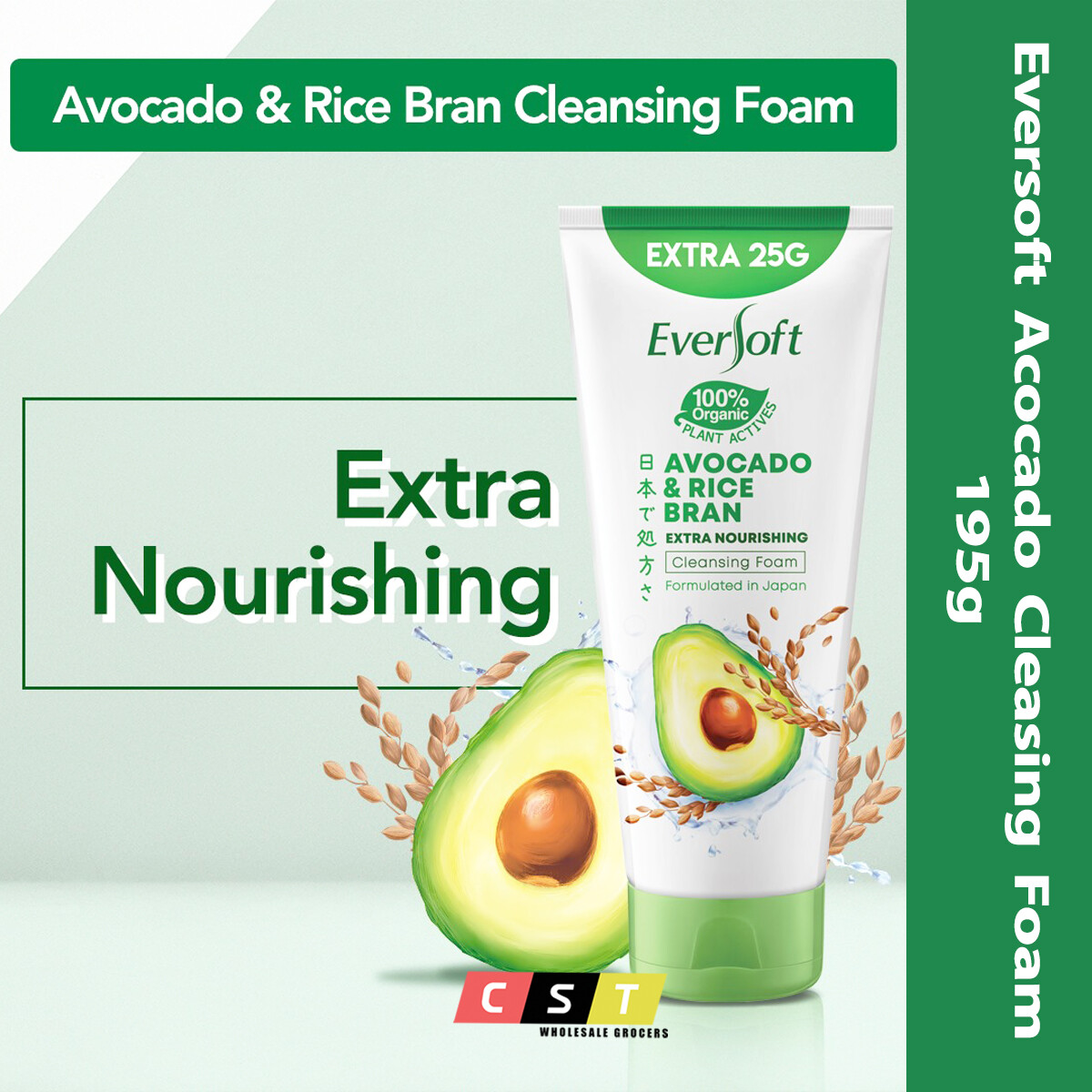 Eversoft Avocado Cleasing Foam [195g] | Lazada