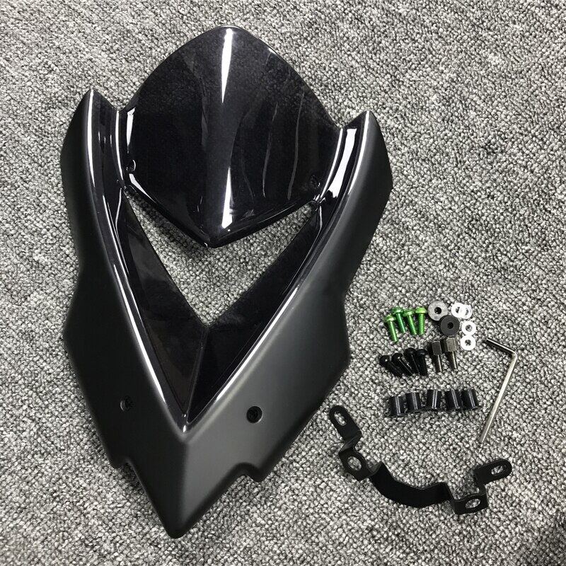 สำหรับ Kawasaki ZX10R ZX 10R 2016 2017 2018 2019สีดำ ZX-10R กระจกกระจกบังลมหน้าฟองน้ำสองชั้น16 ...