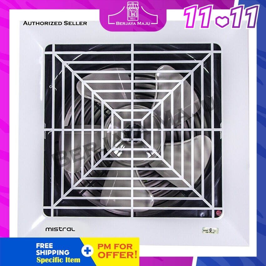 Mistral 10" Ventilation Ceiling Exhaust Fan MVF101 | Lazada