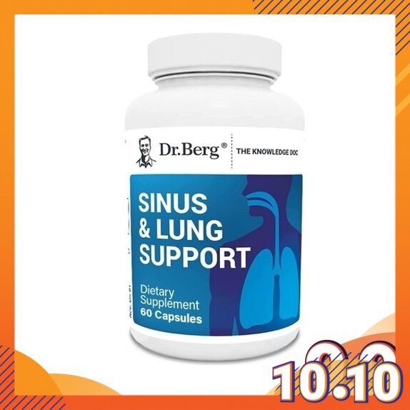 Dr. Berg's Sinus & Lung Support Supplement - Healthy Respiratory System ...