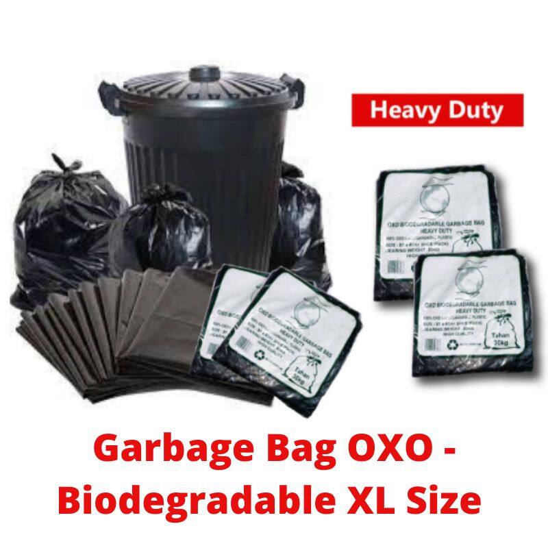 Garbage Bag Size XL Oxo Biodegradable Heavy Duty Rubbish Bag Plastic ...