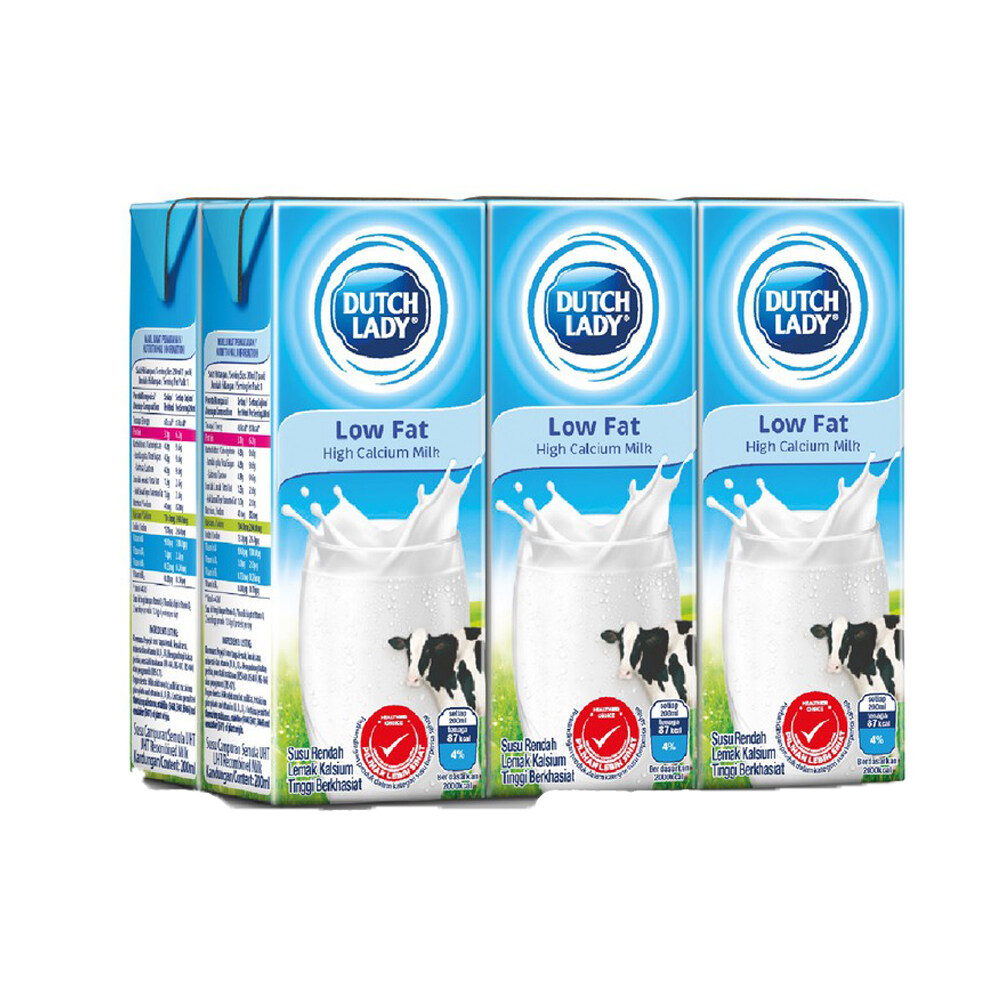 Dutch Lady UHT Milk [Full Cream\Low Fat\ Chocolate\ Strawberry\ Coffee ...