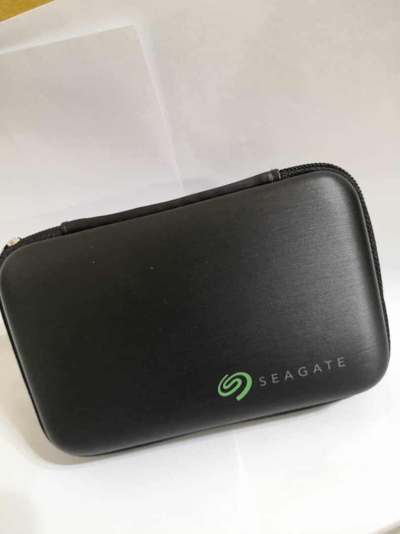 Seagate External Hard Disk HDD Pouch with Zip 1TB (Black / Blue / Red ...