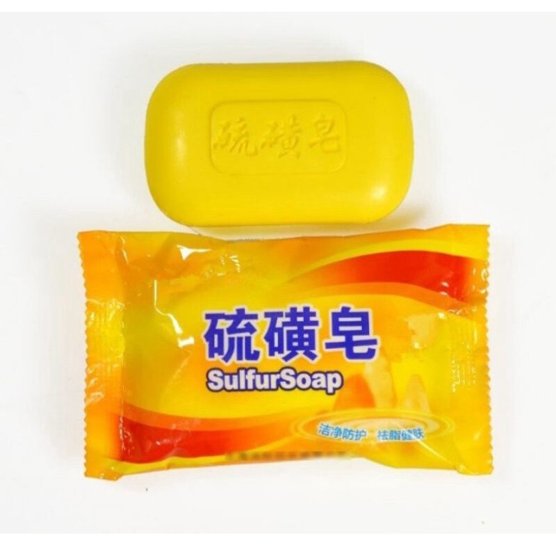 OIGINAL Shanghai Sulphur Soap Sabun Belerang Moisturising Soap Oil ...
