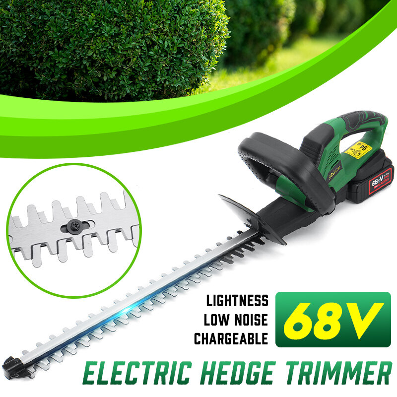 68V 4.0 Ah 22นิ้วไร้สายเครื่อตัดหญ้าสวนเครื่องตัดแต่งกิ่งพุ่มไม้ Quick Charge มือถือ Shrubber ...