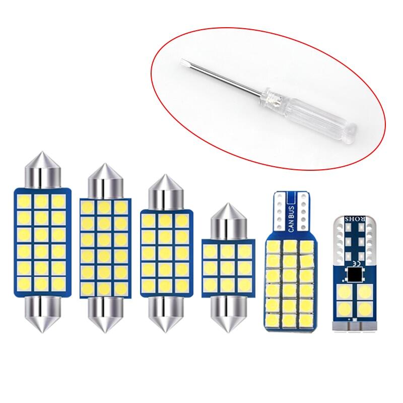 For Porsche Cayenne 955 957 2003-2010 17pcs Car LED Bulbs Kit Interior ...