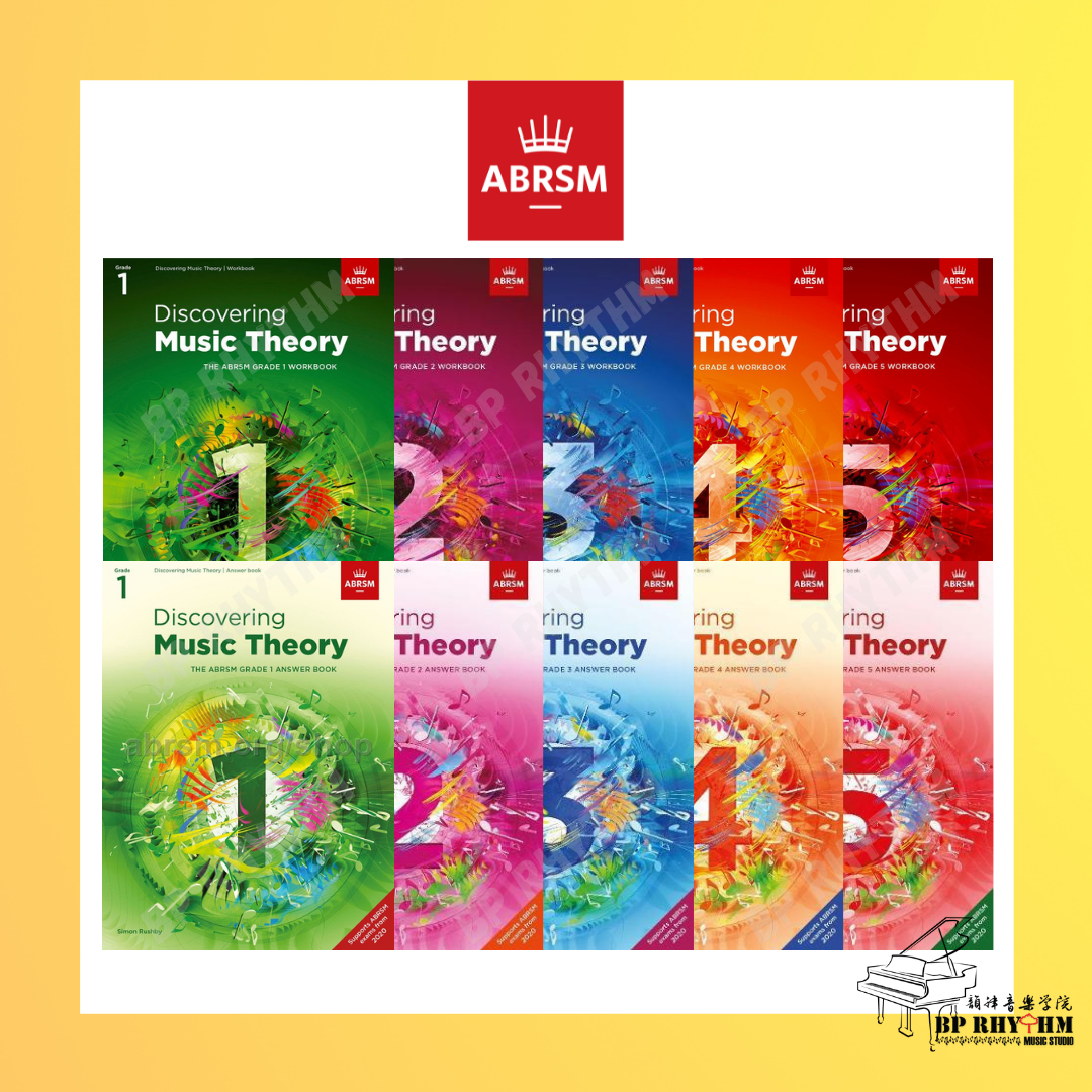 ABRSM Discovering Music Theory Workbook & Answer Book Grade 1 - 5 by Simon Rushby | Lazada