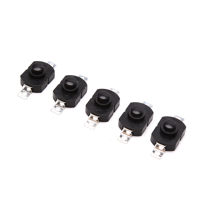 LEI 5pcs Push Button Switch 36V 1A Flashlight switch LOCK Table Lamp ...