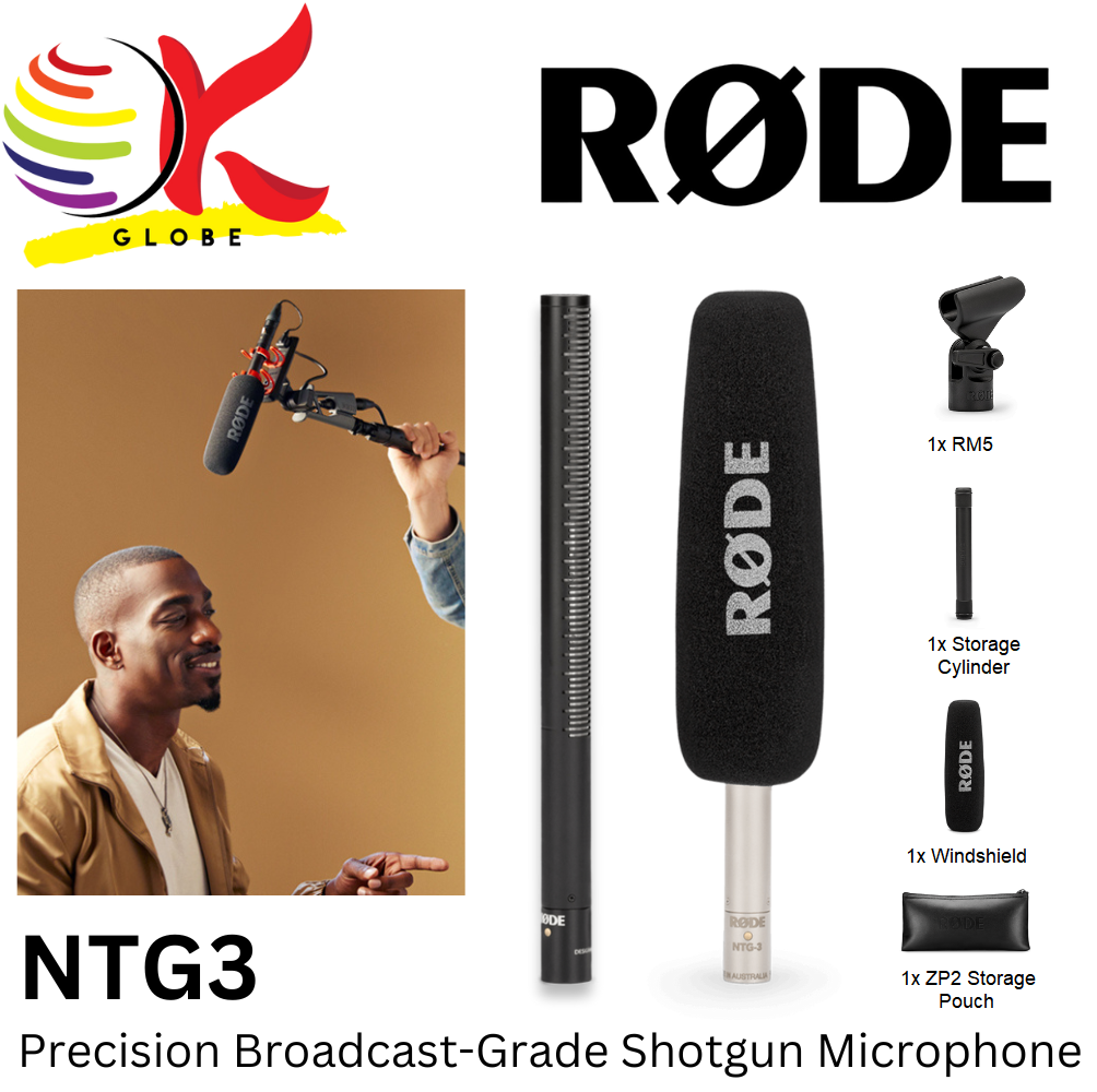 RODE NTG3 (NTG-3) PRECISION BRODCASE GRADE SHOTGUN MICROPHONE WITH TRUE ...