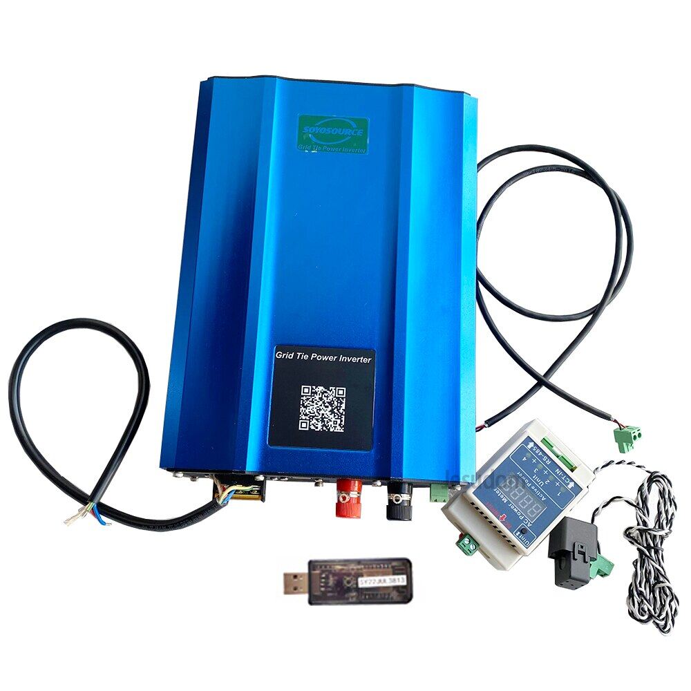 1200W Solar Grid Tie Inverter Can Work With Batteries Bank DC 48V To ...