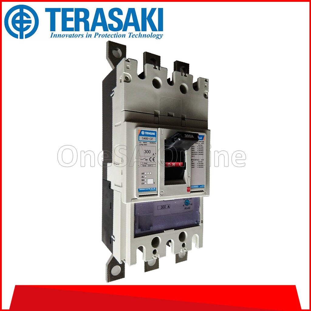 TERASAKI MCCB,3P 36KA 300A/400A, (S400CF-3P) | Lazada