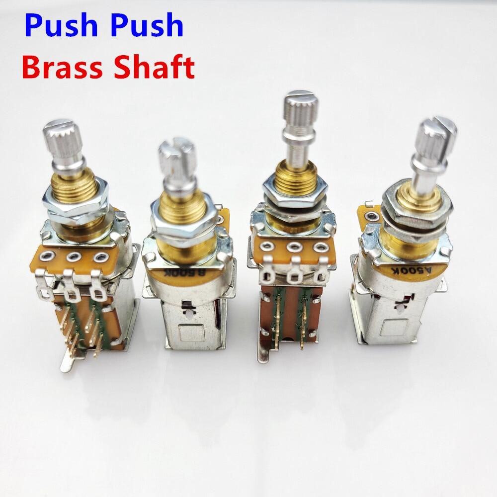 【Made in USA】1 Piece Brass Shaft Push Push Pot Potentiometer For ...