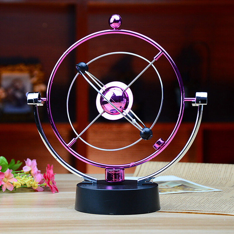 [Buy 4 get 4%]Swing Kinetic Orbital Perpetual Balance Celestial Globe Newton Pendulum Decor ...