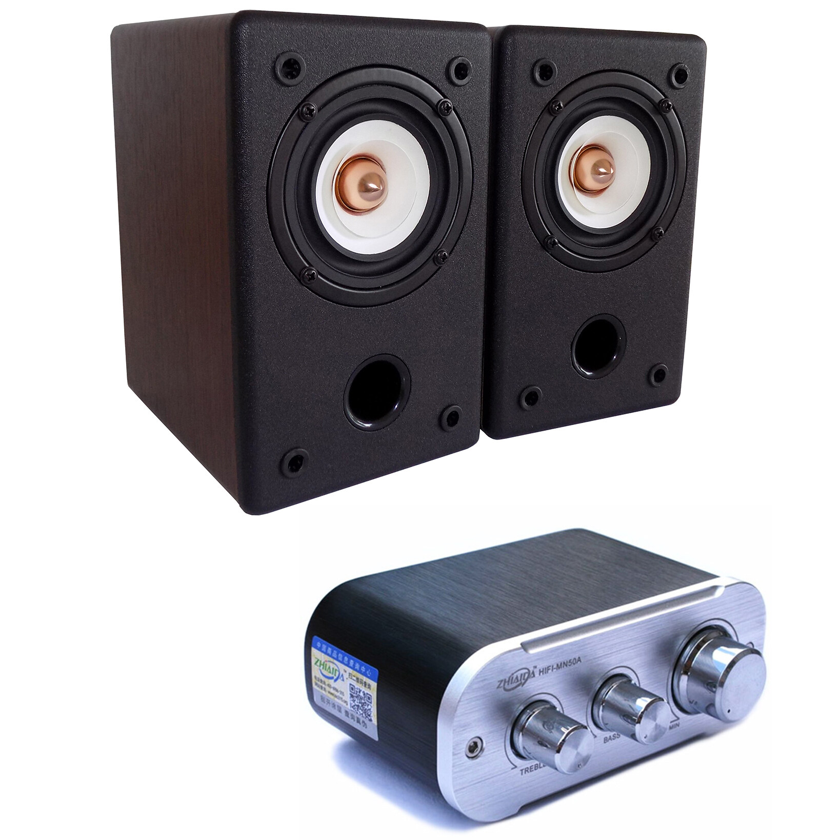 SOUNDHITS SQ-800 High-End Full Range Computer Laptop Bookshelf Hifi ...