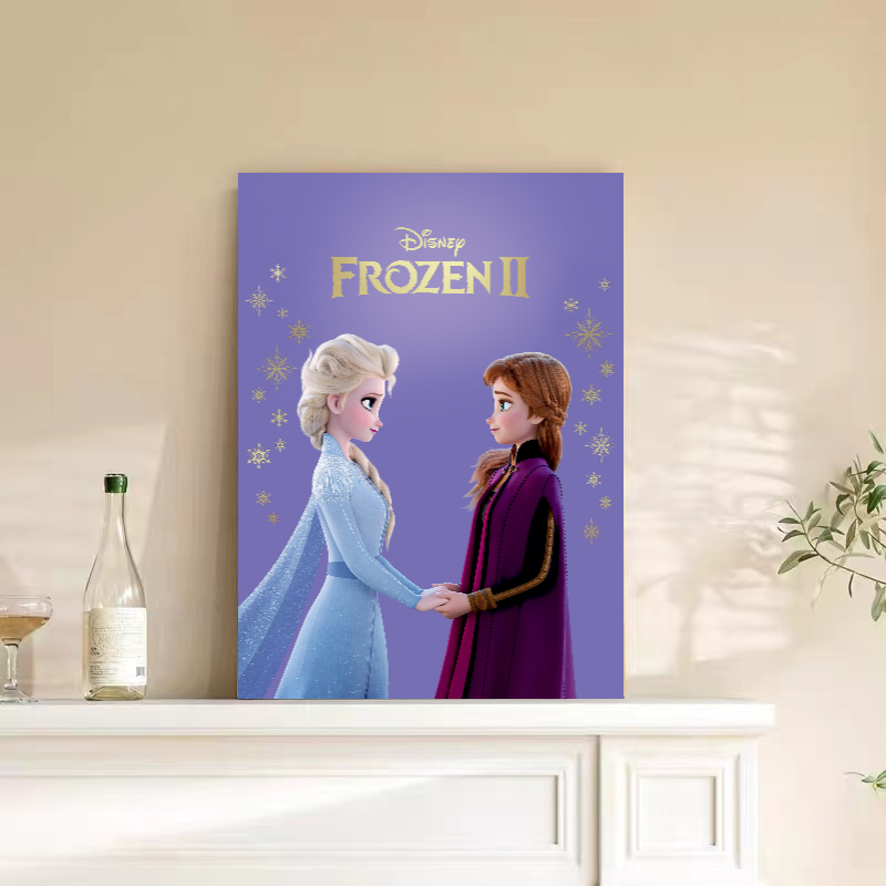 Elsa poster anime movie Frozen Elsa wall art with frame Frozen canvas ...