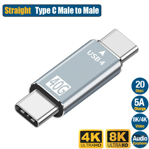 STOD Type C Connector USB C Adapter 90 Degree Female to Male Right ...