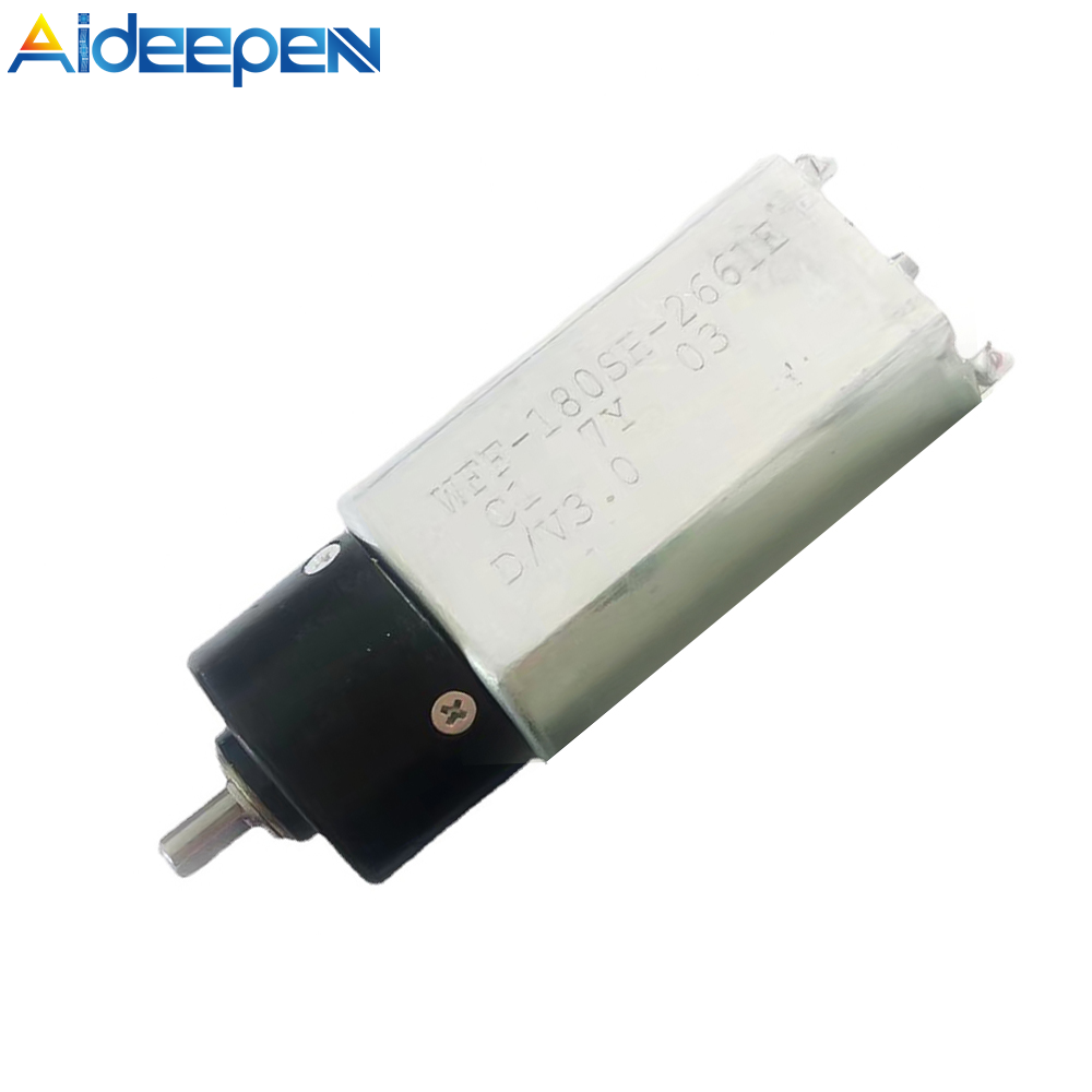 Aideepen 180 Miniature Planetary Gear Reducer Motor DC 3V 1300RPM 165mA ...