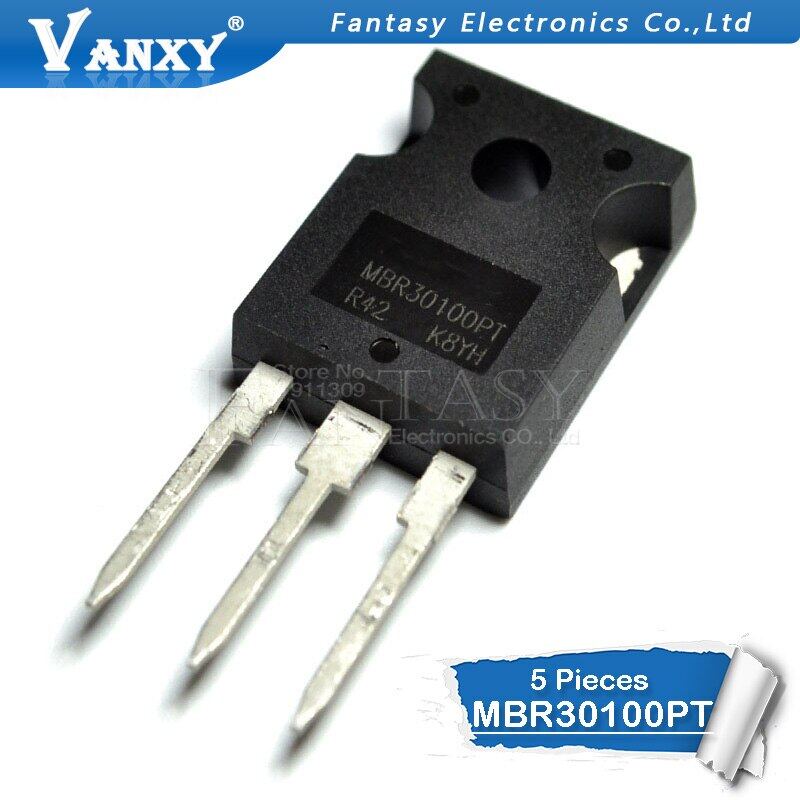 5PCS MBR30100PT ถึง247 MBR30100 30A 100V MBR30200PT MBR30200 MBR40100PT ...