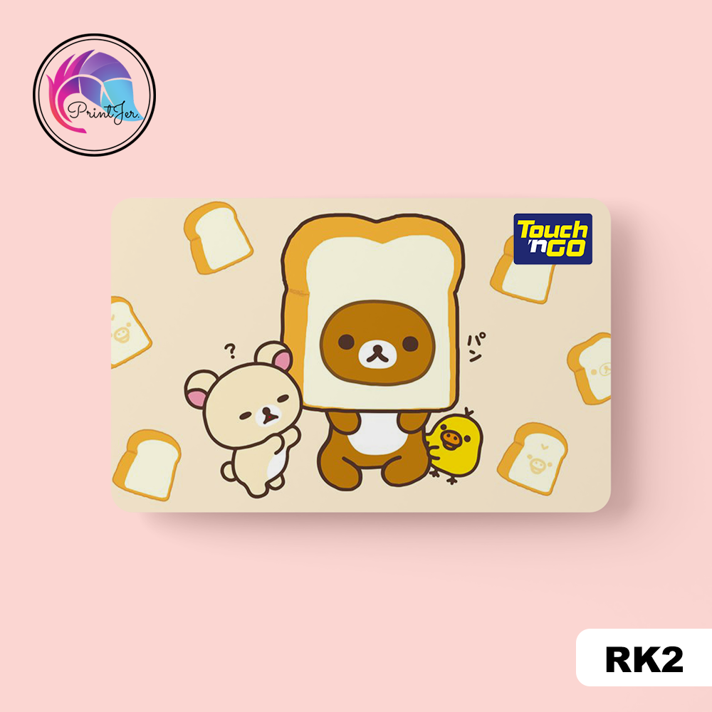 RILAKKUMA ( SERIES 1 ) - Touch n Go Card Sticker Cover (Waterproof ...