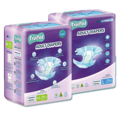 Trupal Adult Diapers supreme L 10s | Lazada