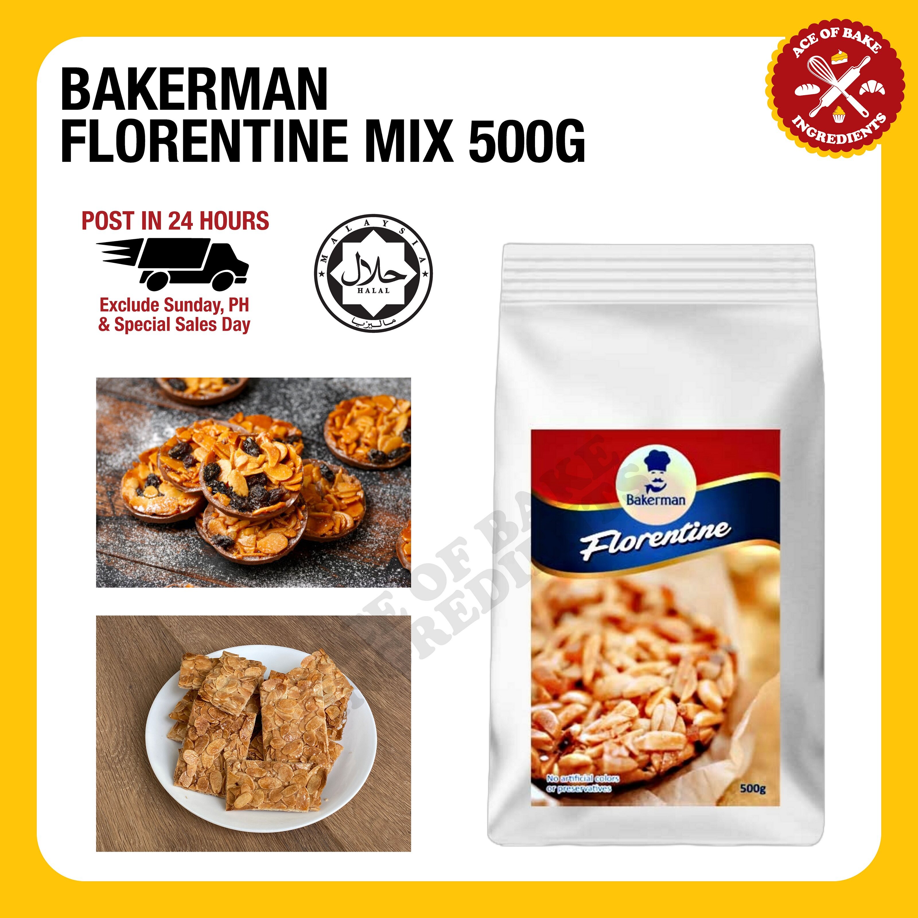 Bakerman Florentine Mix 500g | Lazada