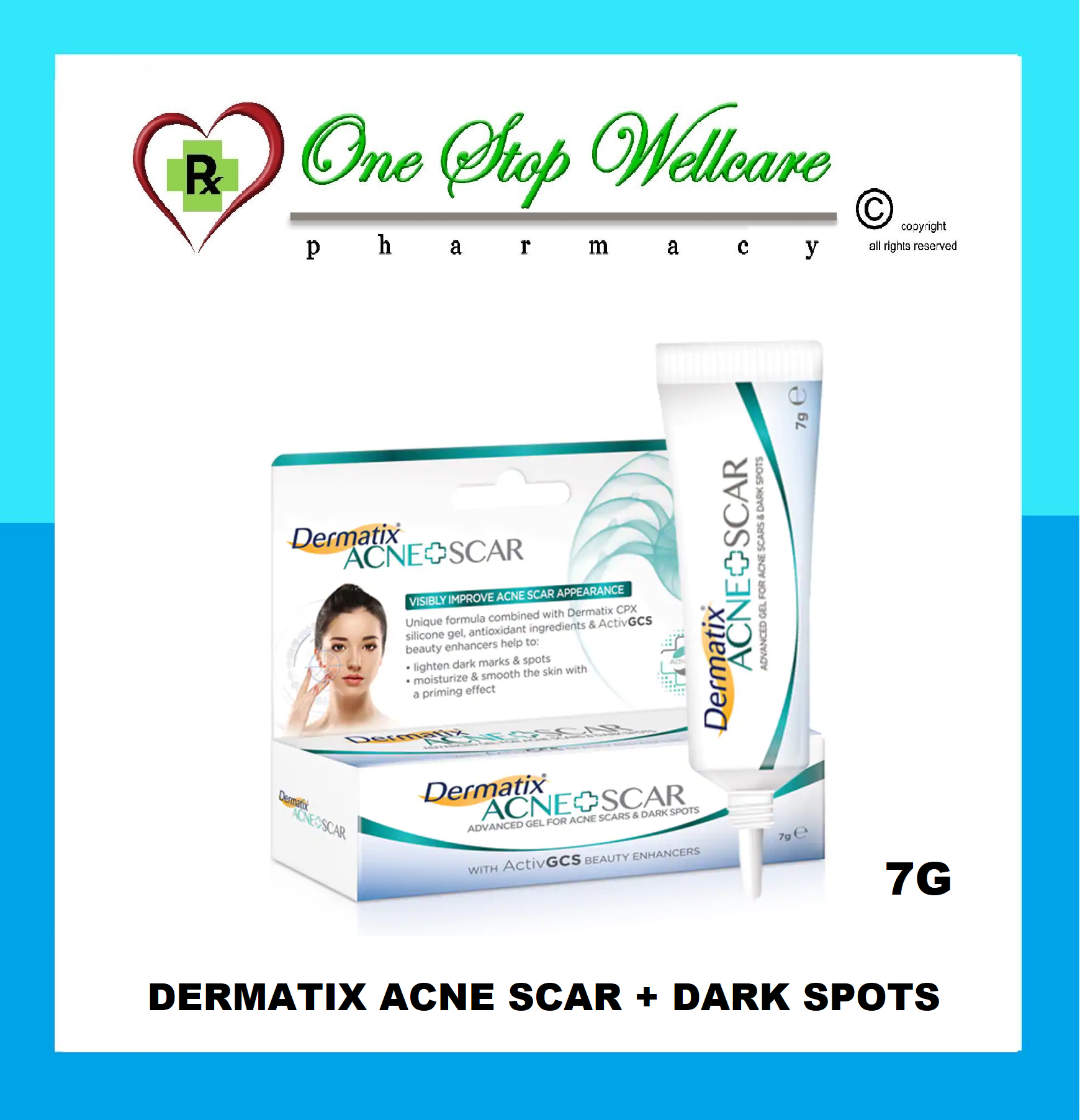 DERMATIX ACNE SCAR 7G (EXP:12/2026) | Lazada