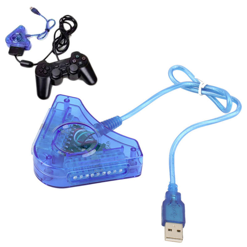 Narsta PS2 To PC Gamepad for Playstation USB Adapter Converter Dual USB ...